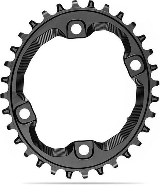 ABSOLUTE BLACK Oval XT M8000/MT700 Assymetrical Narrow/Wide Voor Shimano HG+... | bol