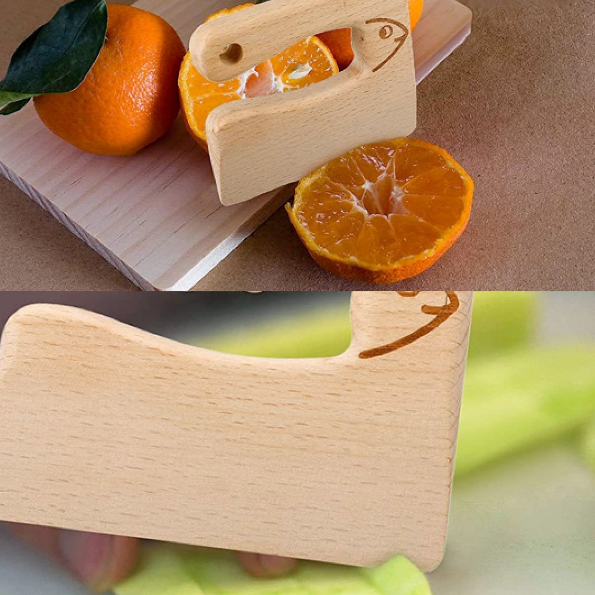 Ensemble de couteaux pour enfants en bois - 4 pièces - Kiddicutter ...