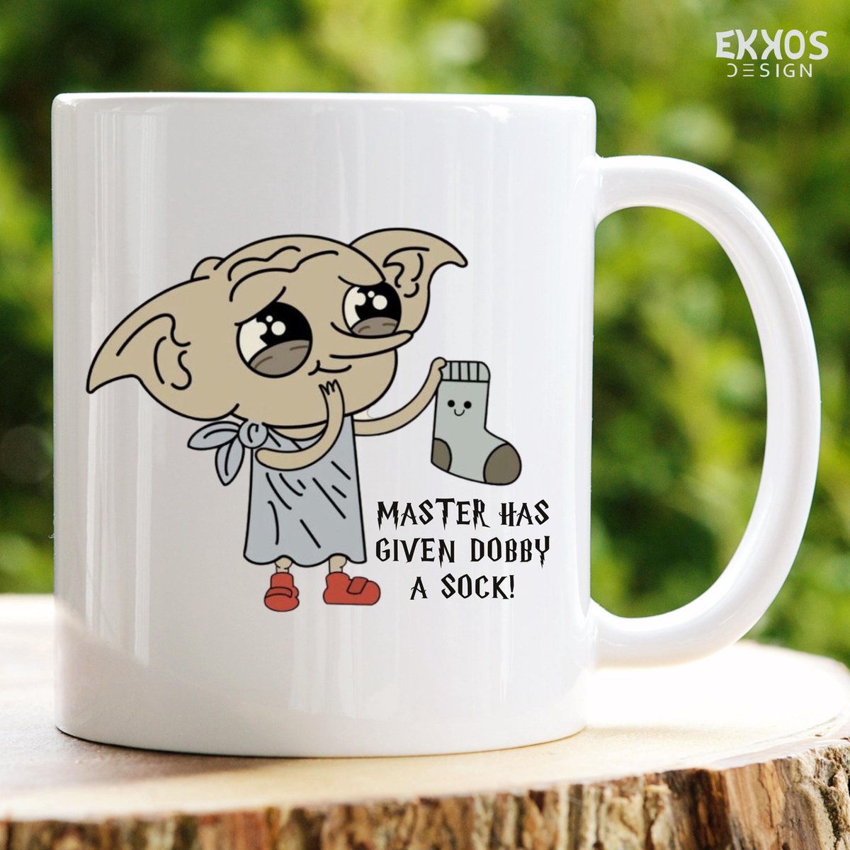 Master has given dobby a sock mok - Harry potter - Moederdag cadeautje ...