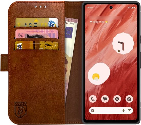 Rosso Element Book Case Wallet Hoesje Geschikt voor Google Pixel 7a ...