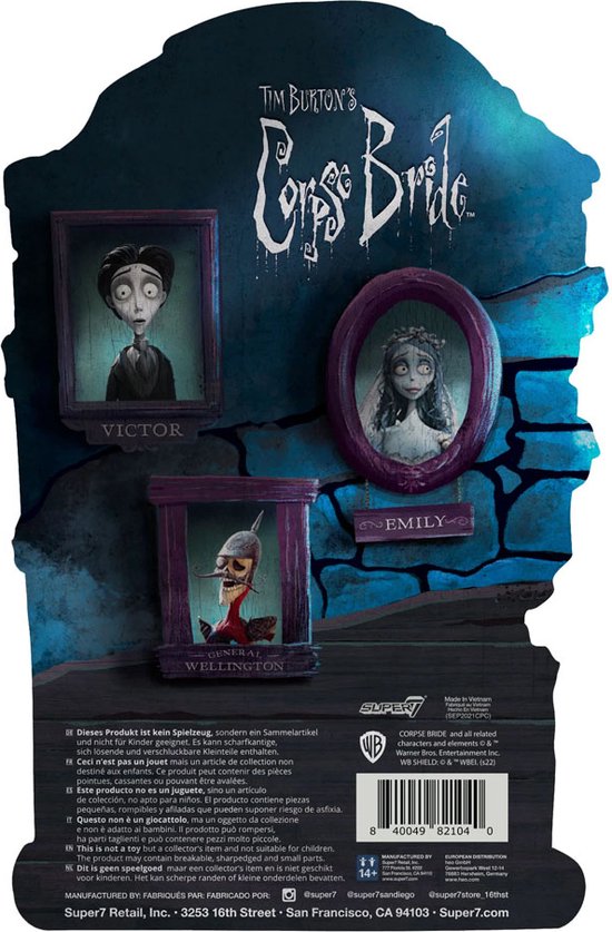 Super7 - Tim Burton's Corpse Bride - ReAction Action Figure General ...