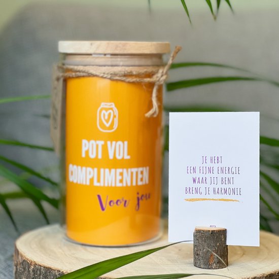 Pot Vol Complimenten - Kleur Geel | bol.com