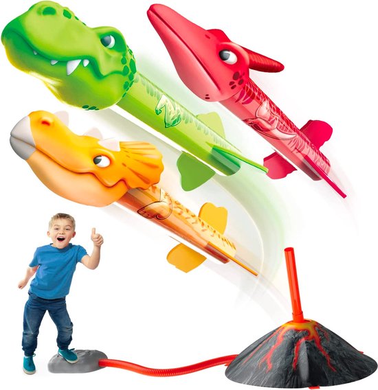 Allerion Dino Lanceer Set – Meer dan 30 meter hoog – Cadeau tip – Met 3 ...