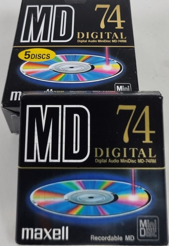 5-Pack Maxell MD74 Minidiscs | bol
