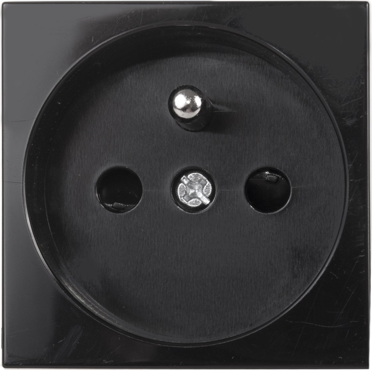 Maclean E-type stopcontact / geschikt voor glasramen - zwart MCE718B ...