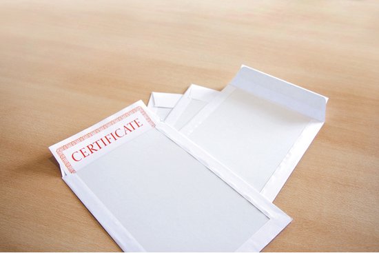 Raadhuis bordrug envelop - 262x371mm - EB4 - wit - met plakstrip - 100 ...