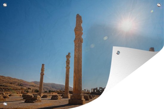 Rayons de soleil de l'ancienne capitale de la Perse en Asie affiche de ...