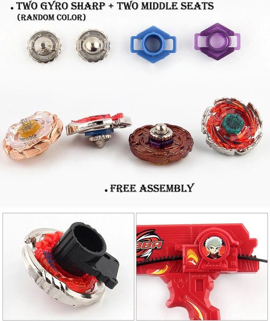 Rapidity Top Set New Style - Lanceer 2 tollen tegelijk - Burst - Blade ...