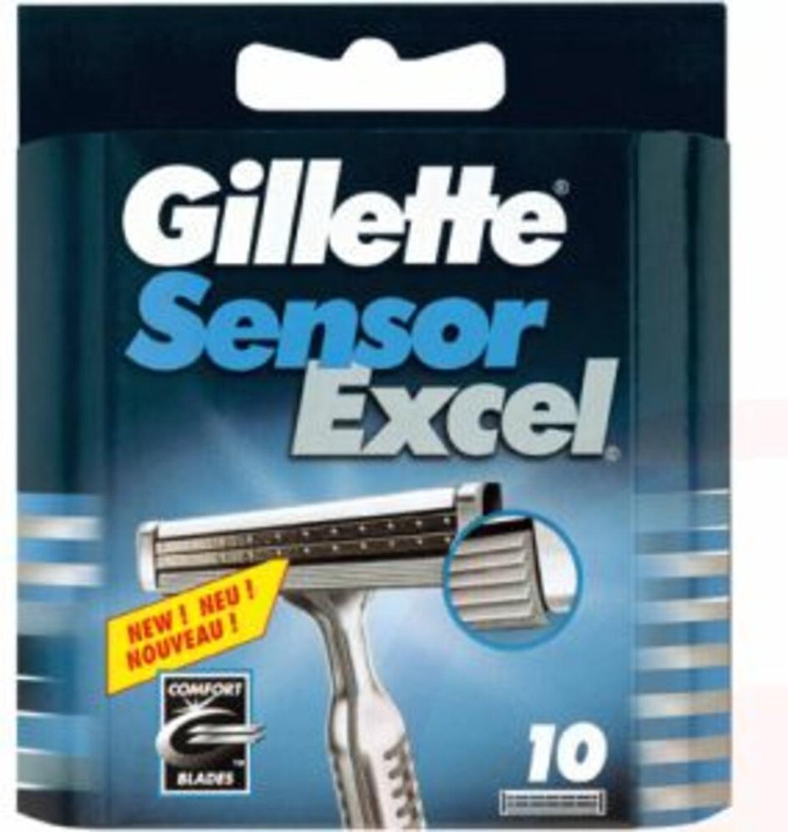 10x Gillette Scheermesjes Sensor Excel 10 stuks | bol.com