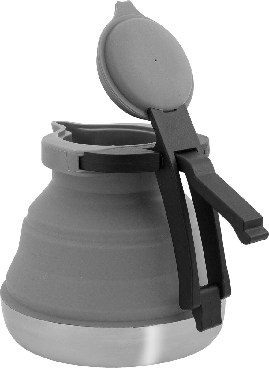 Eurotrail Water ketel Opvouwbaar 1,1ltr. - Fluitketels - Grijs | bol