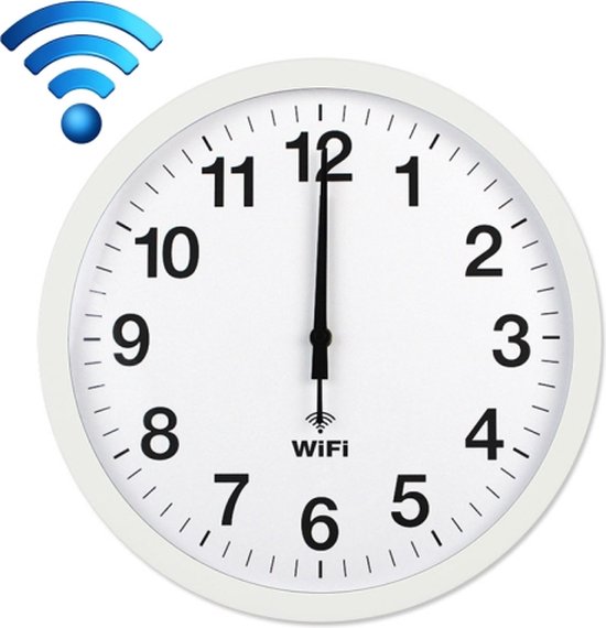 Smart Network Wifi klok - Automatische tijdsynchronisatie wandklok - 14 ...