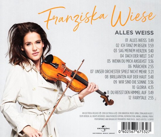 Alles Weiss, Franziska Wiese | Muziek | bol