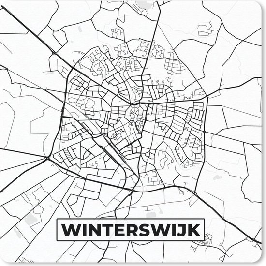 Kaart - Winterswijk - Zwart - Wit | bol.com
