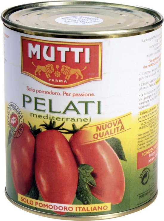 Stash Can Mutti Pelati 800 ml | bol