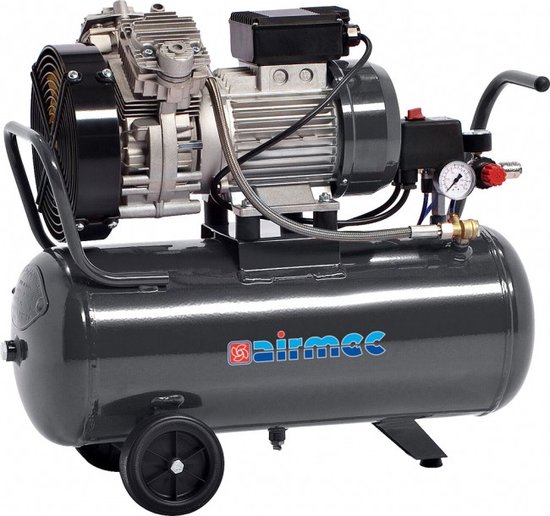 AIRMEC KZ350-30 Verrijdbare Olievrije zuigercompressor 350 ltr/min - 2 ...