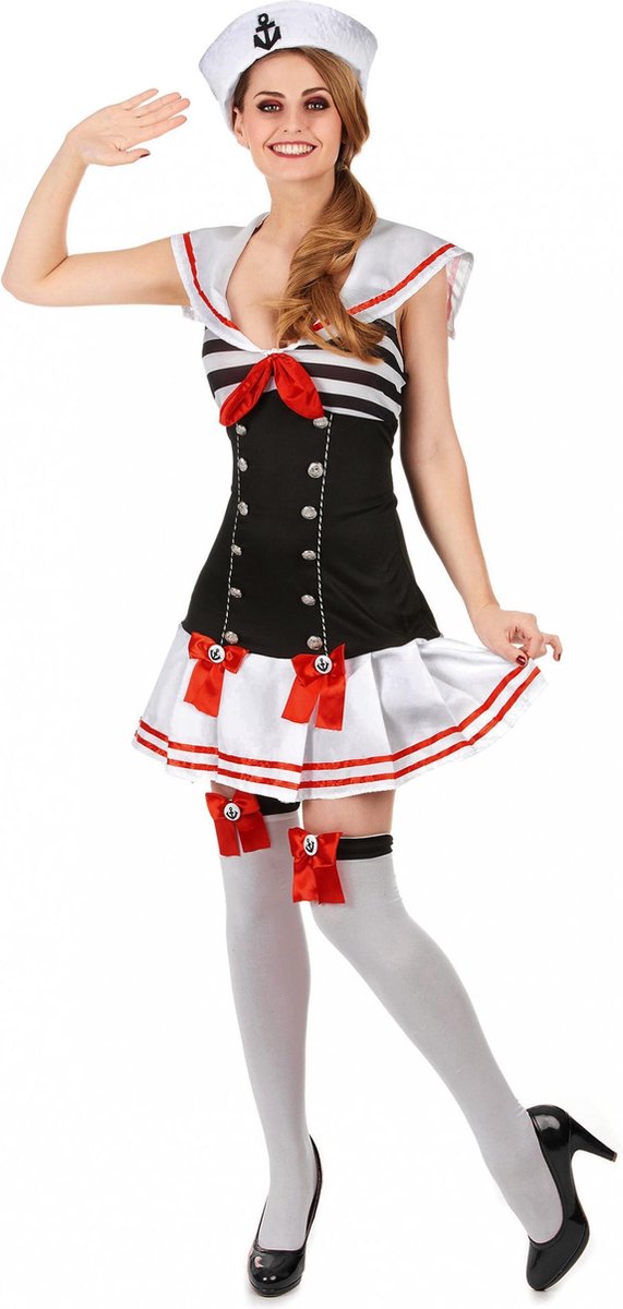LUCIDA - Retro matrozen kostuum voor vrouwen - M/L | bol.com