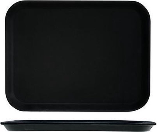 8x Kunststof dienblad/serveerblad met antislip - 30 x 41 cm ...