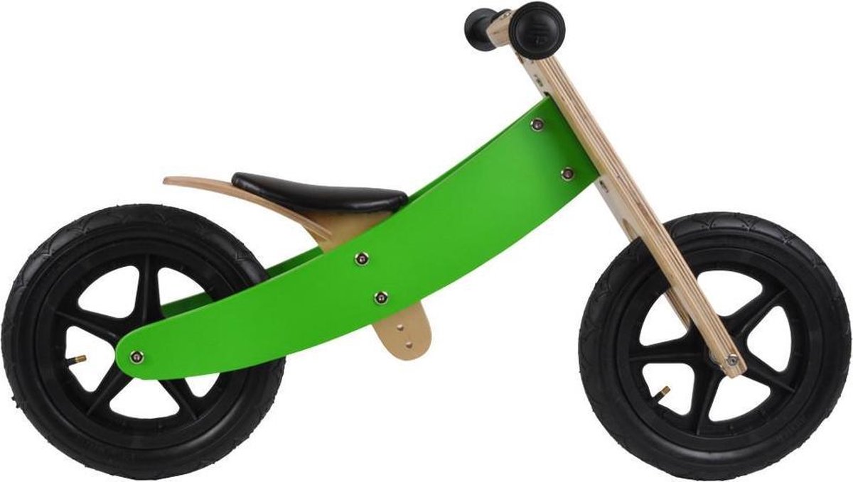 Bandit 2 in 1 Groen Hout - Loopfiets | bol.com