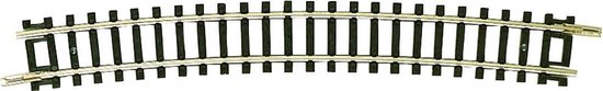 N Fleischmann rails (zonder ballastbed) 22227 Gebogen rails 15 ° 480 mm 12 stuk(s) | bol