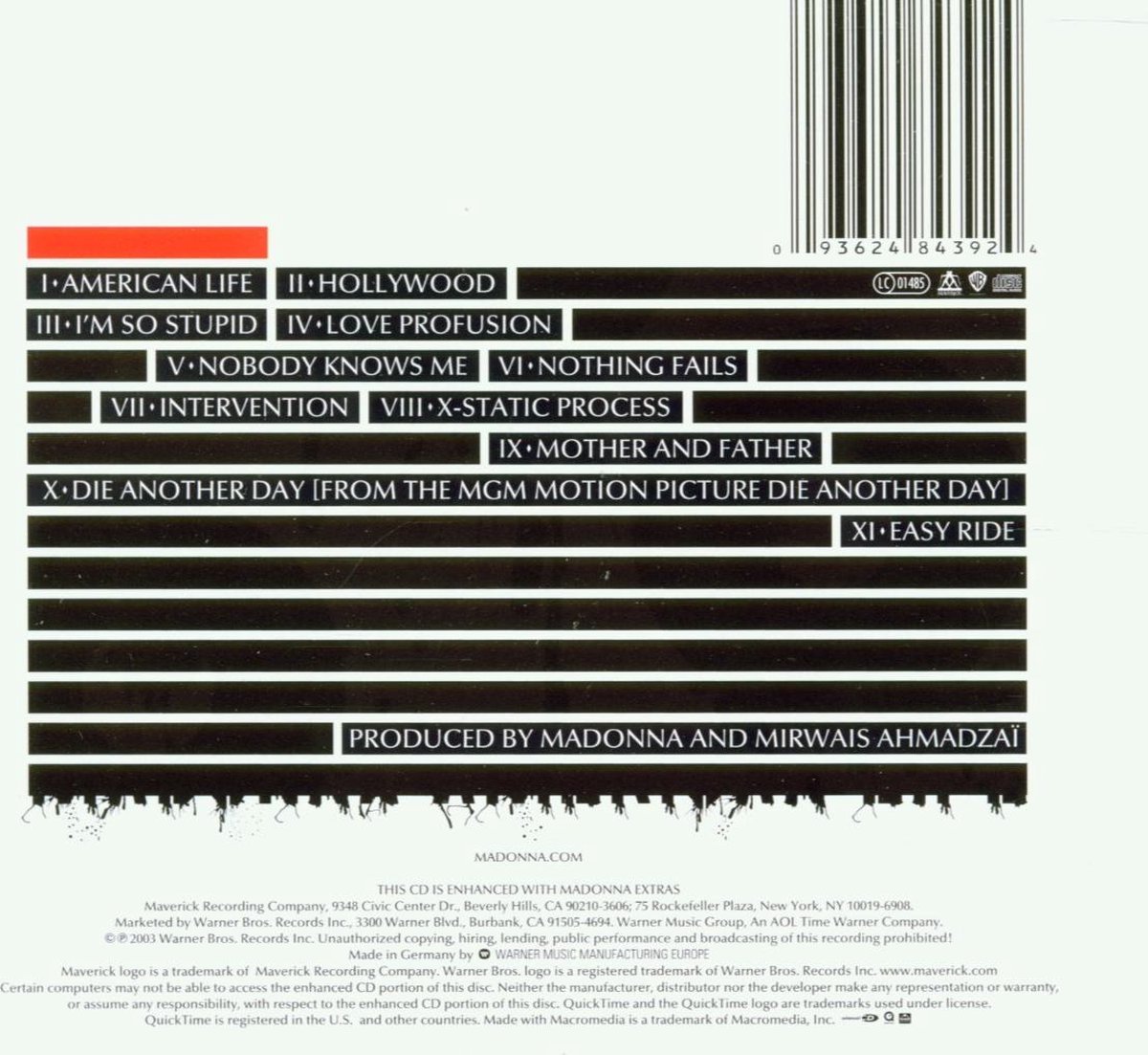 American Life, Madonna | CD (album) | Muziek | bol.com