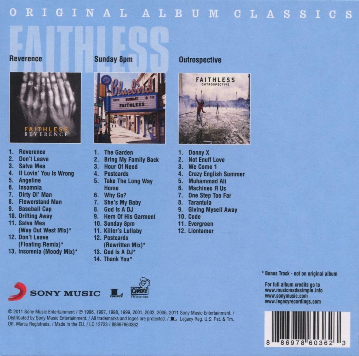 Original Album Classics, Faithless | CD (album) | Muziek | bol.com