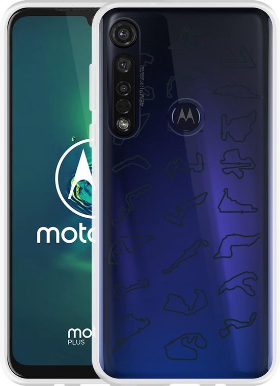 Motorola Moto G8 Plus Hoesje Formula 1 Tracks - Designed by Cazy | bol.com