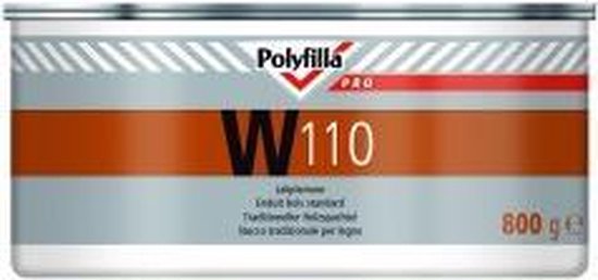 Polyfilla Pro W110 Lakplamuur - 800 gram | bol
