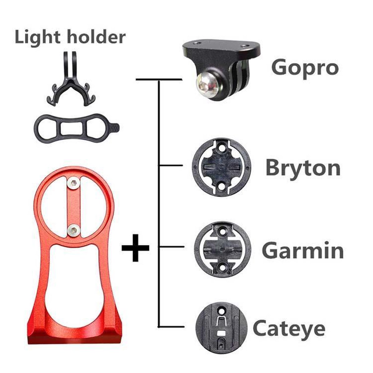 KortingCamera.nl Stuurhouder Fietscomputer Extension Adapter Garmin ...