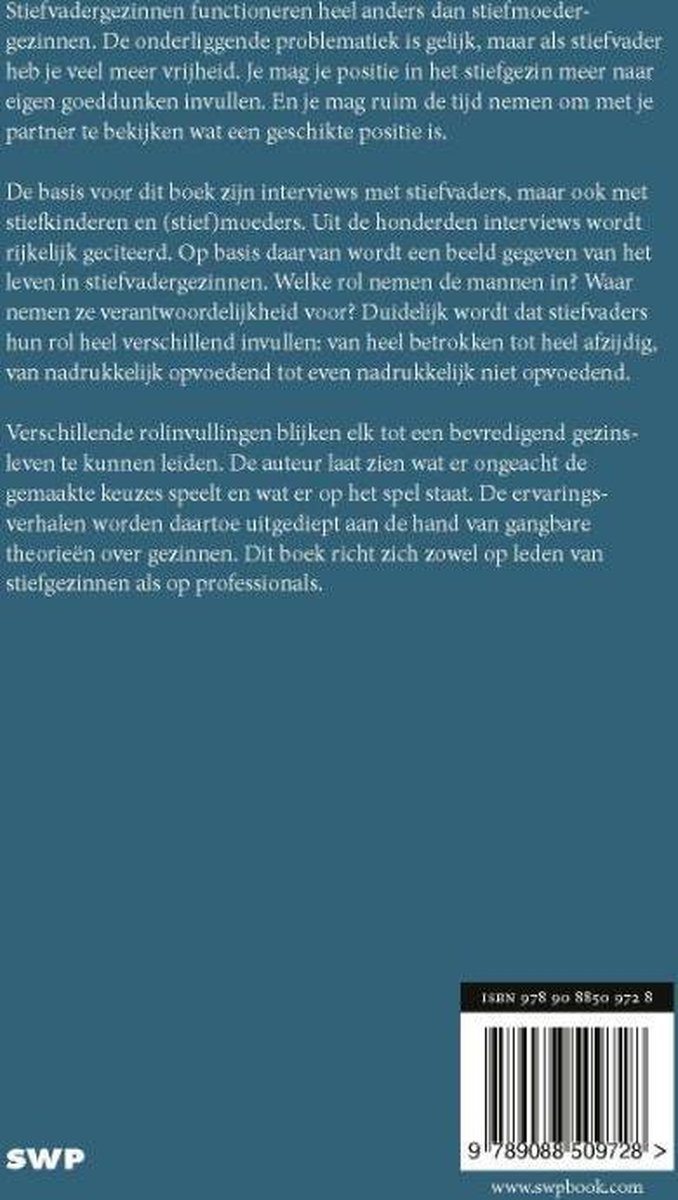 Stiefvadergezinnen | 9789088509728 | Johannes Mol | Boeken | bol.com