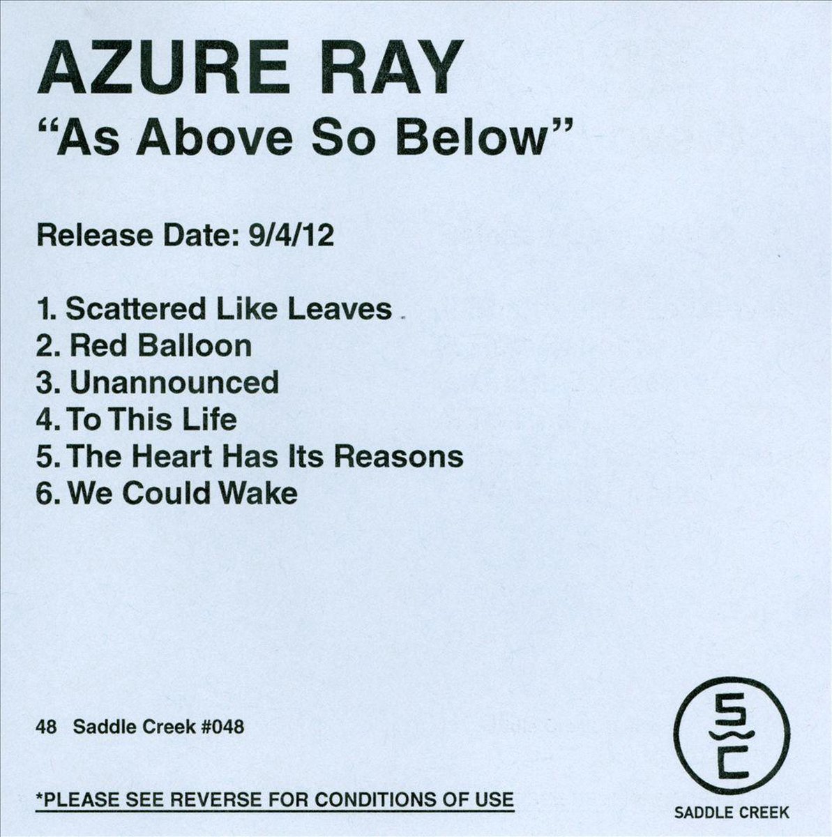 Azure Ray - As Above So Below (CD), Azure Ray | CD (album) | Muziek ...