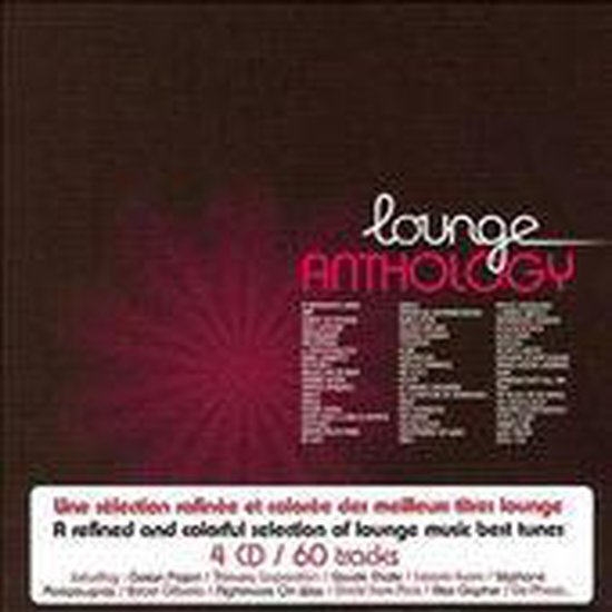 Lounge Anthology, various artists | CD (album) | Muziek | bol