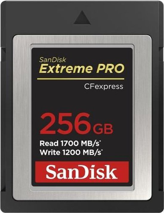 SanDisk CF Express Extreme Pro 256GB 1700 / 1200MB/s type B | bol.com
