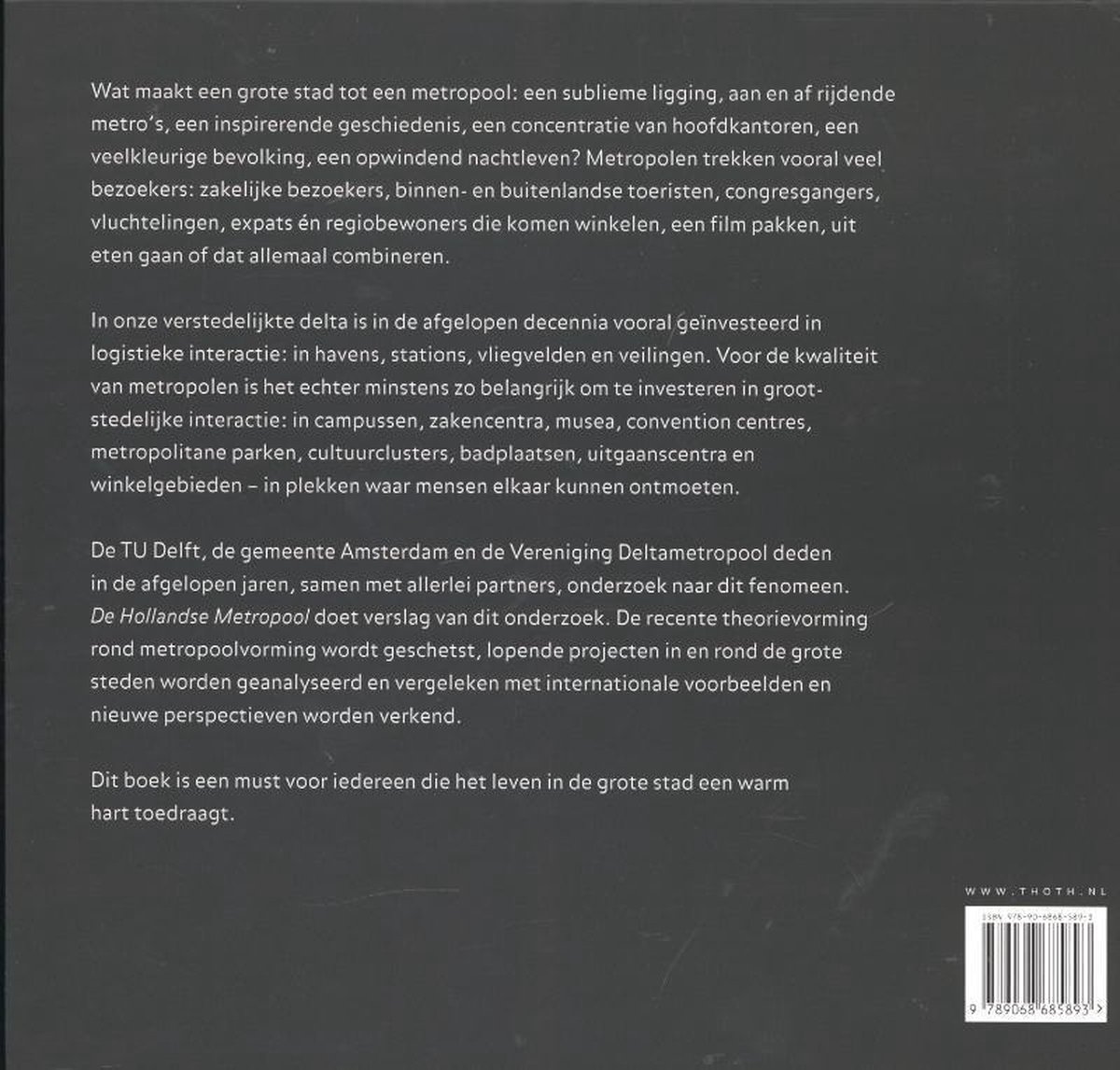 De Hollandse metropool, Maurits de Hoog | 9789068685893 | Boeken | bol.com