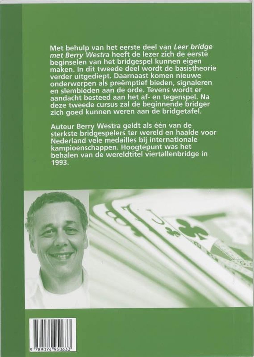Leer Bridge Met Berry Westra Dl 2, B. Westra | 9789074950633 | Boeken | bol