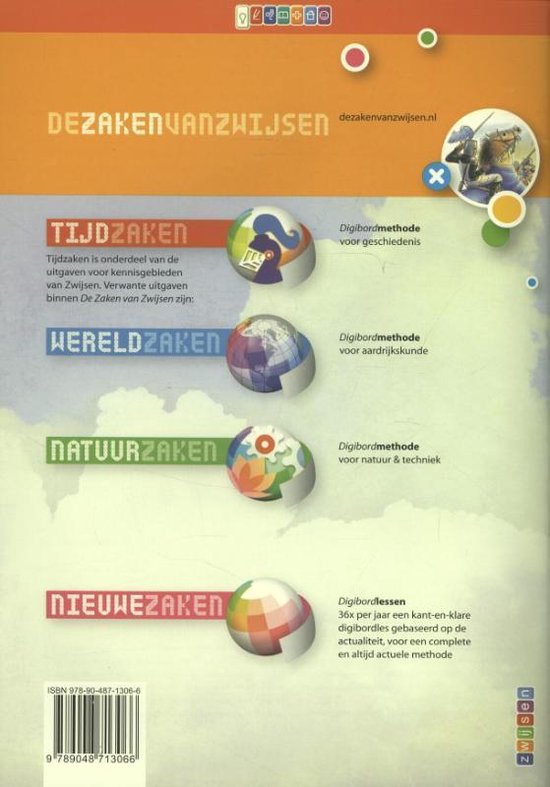 Tijdzaken Jaargroep 5 werkboek | 9789048713066 | Marcel van den Oever | Boeken | bol