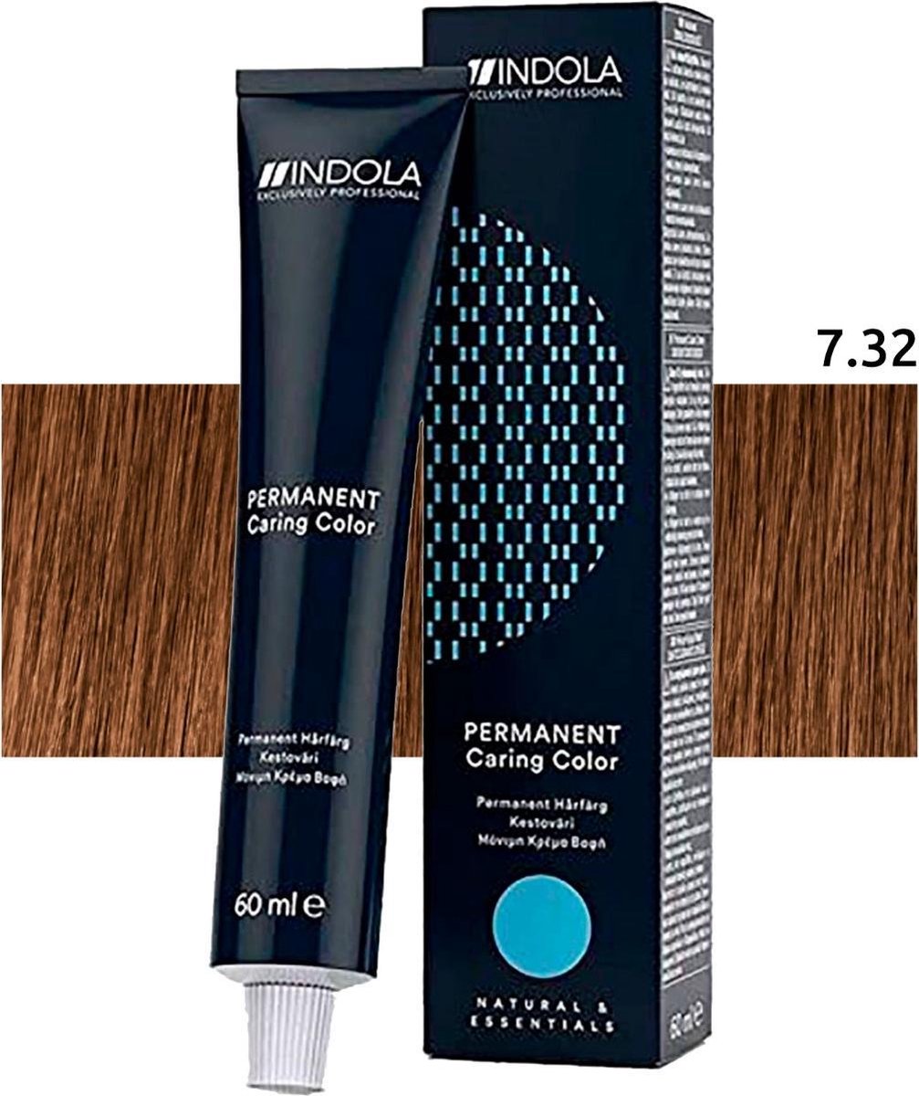 Indola - Indola Profession Permanent Caring Color 7.32 60ml | bol
