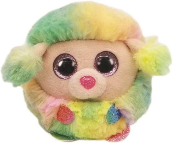 Ty - Knuffel - Teeny Puffies - Rainbow Poodle - 10cm | bol.com