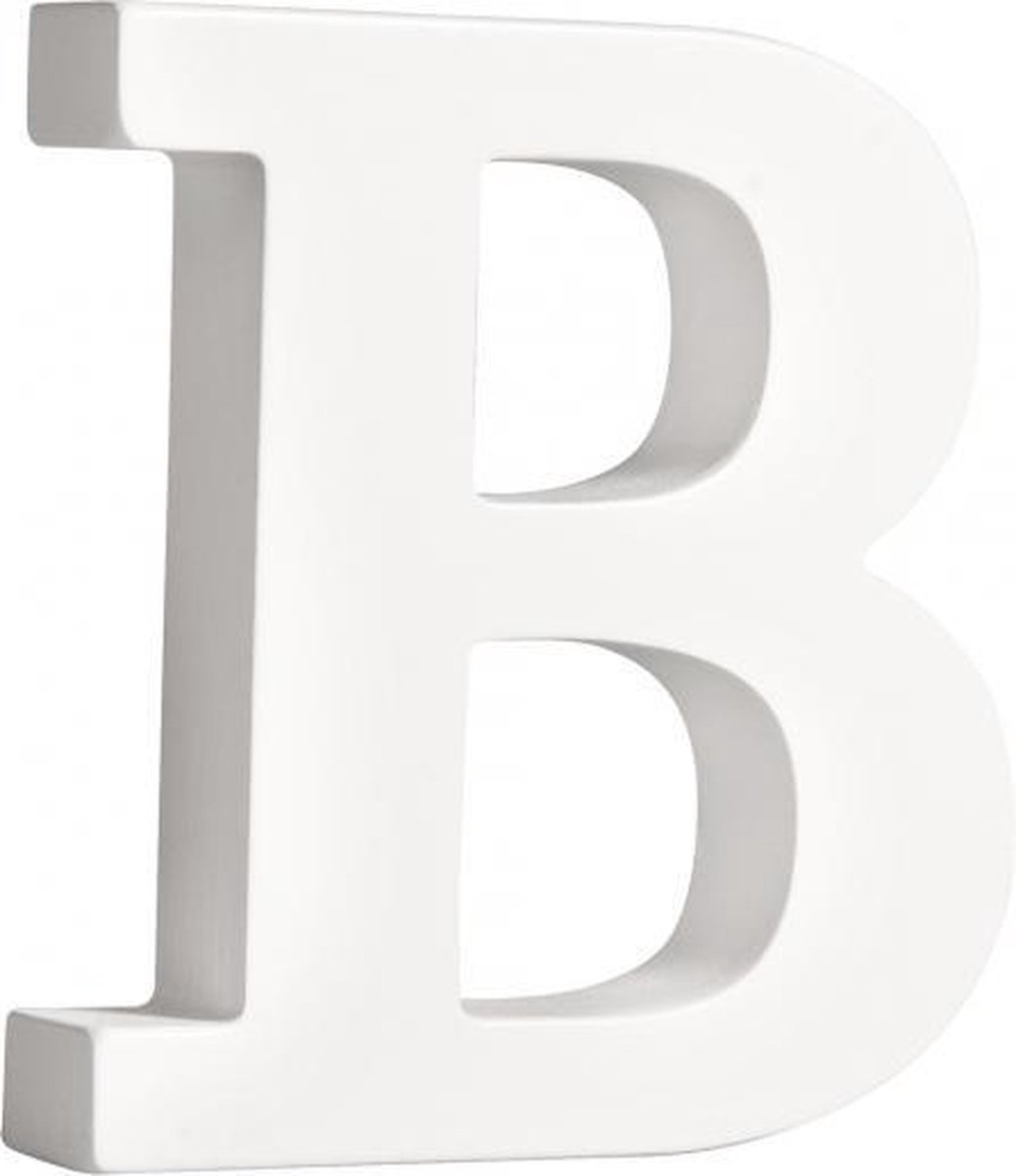 Houten decoratie hobby letters - 3x losse witte letters om het woord ...