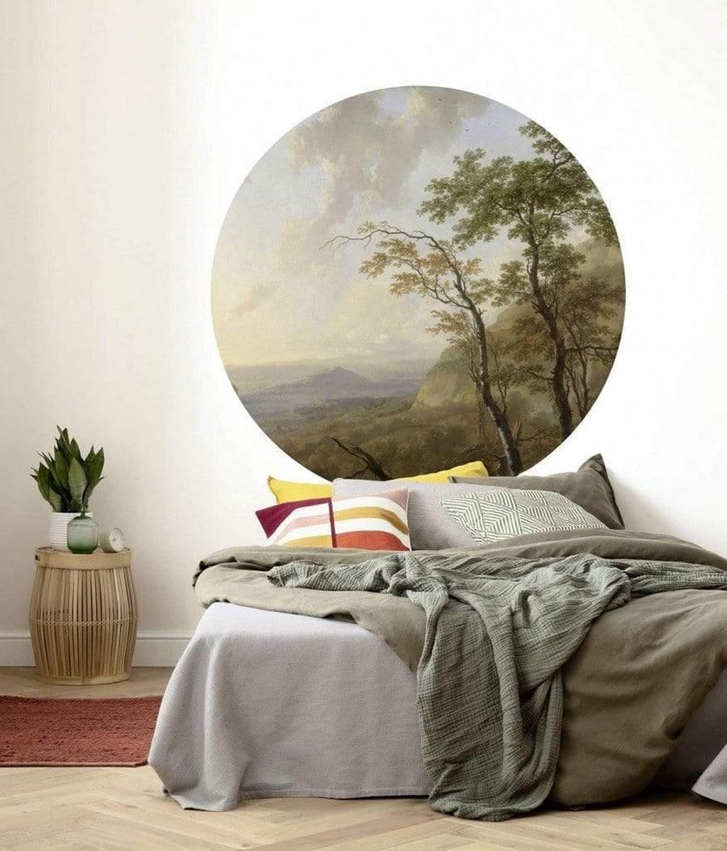 Komar Horizon Vlies Zelfklevend Fotobehang 125x125cm rond | bol.com