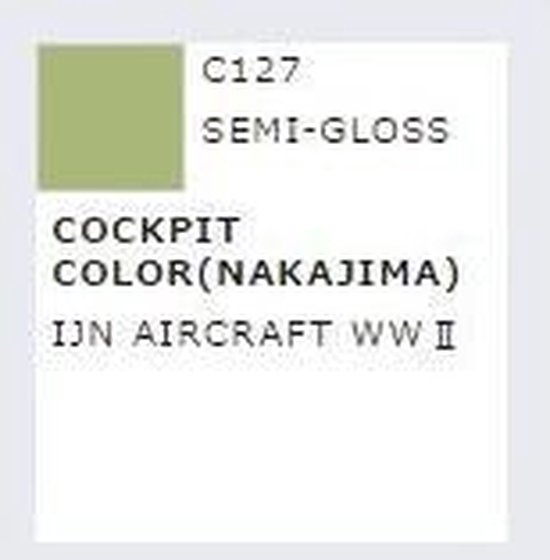 Mrhobby - Mr. Color 10 Ml Cockpit Color Nakajima (Mrh-c-127) | bol.com
