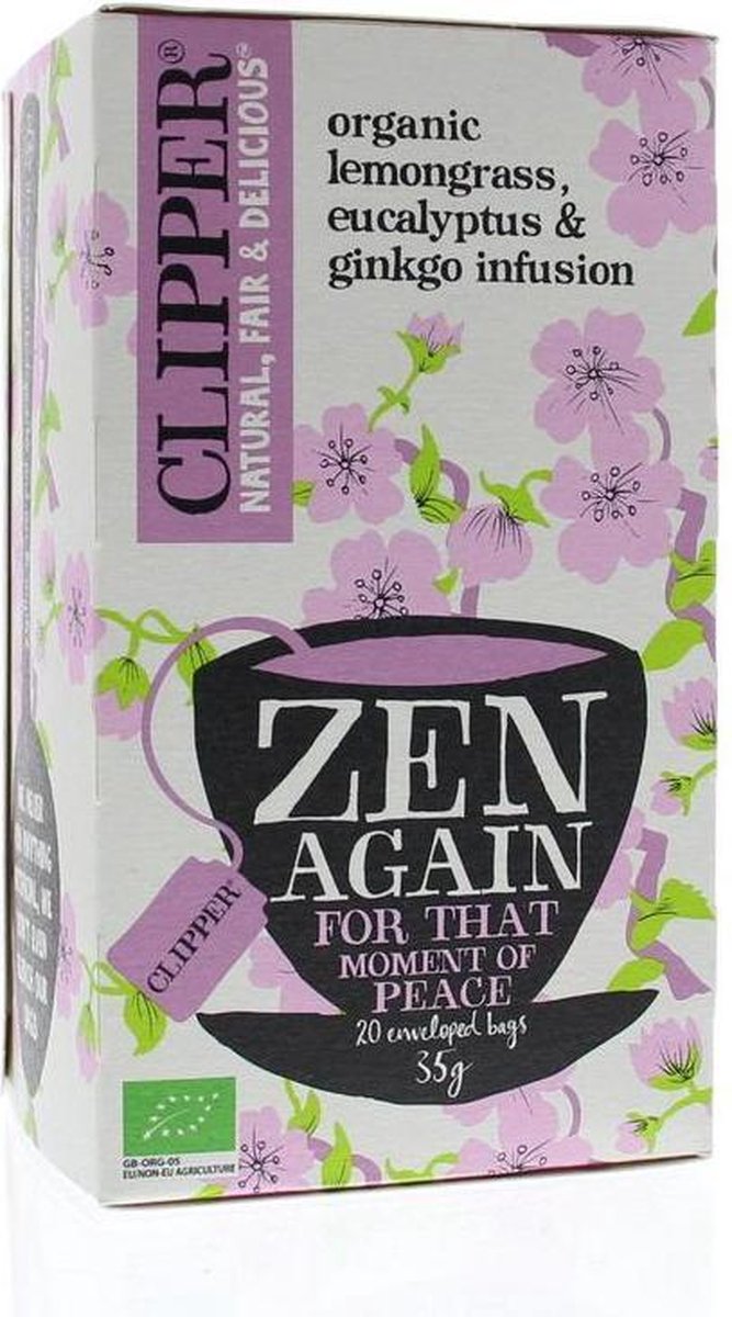 Clipper - Zen Again thee - 20 zakjes | bol.com