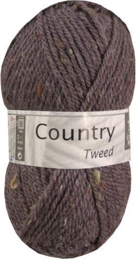 Cheval Blanc Country Tweed wol en acryl garen - bruin (027) - pendikte ...