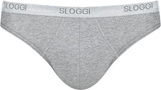 Sloggi Basic Mini Heren slip - S - Grijs | bol.com