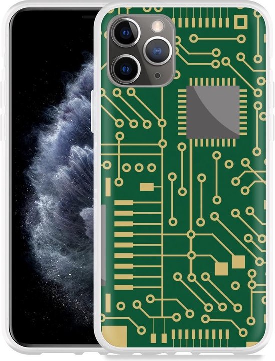 Hoesje geschikt voor iPhone 11 Pro Microcircuit | bol