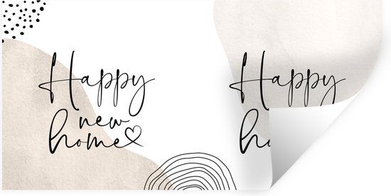 Muurstickers - Sticker Folie - Quotes - Geluk - Verhuizen - 40x20 cm ...
