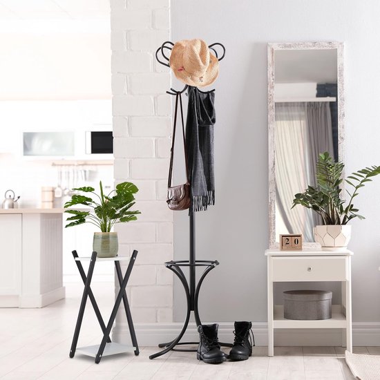 plantentafel binnen, 2 etages met houtlook, laag, moderne plantenstandaard, HBD 57 x... | bol