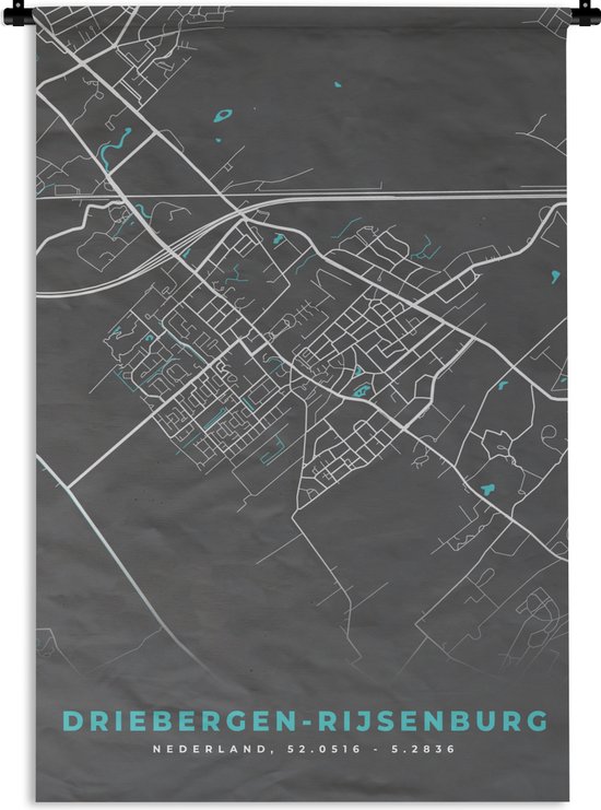 Wandkleed - Wanddoek - Driebergen-Rijsenburg - Stadskaart - Kaart ...