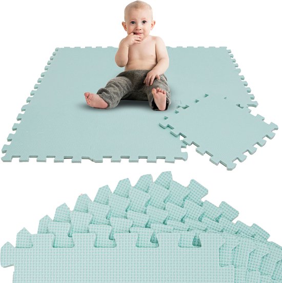 Van dag Één: 9-delige Baby Puzzel Speelmat - 30x30 EVA Schuim Kruipmat ...