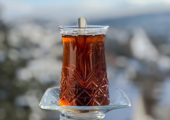 18-delige Turkse theeset pelin-sultan, 6 theeglazen, 6 onderzetters, 6 ...