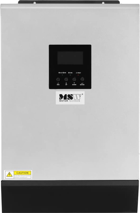MSW Inverter Solar - Off-Grid - 5000 VA - LCD - 98 % rendement | bol